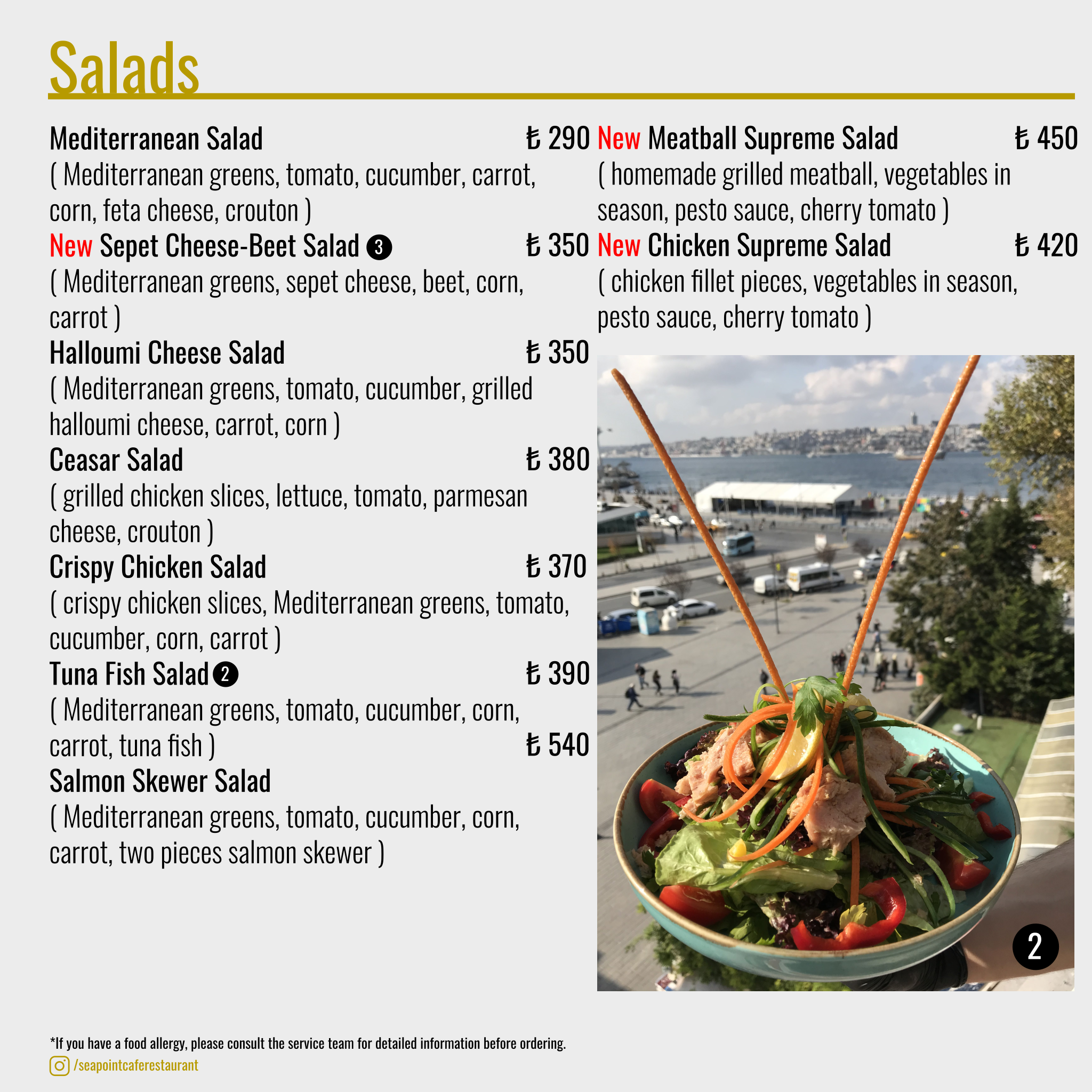 Salads – Seapoint Cafe & Restaurant